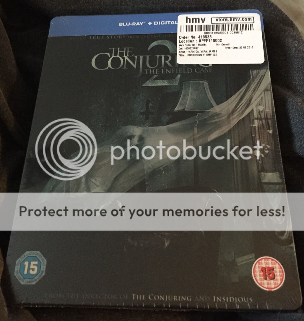 The Conjuring 2: The Enfield Case (HMV Exclusive) (Blu-ray Steelbook ...